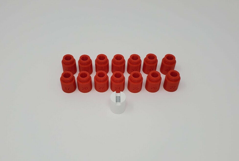 Bullet Comparator/OGive Gauge (Tool Free) with 14 Sizes and Magnetic B